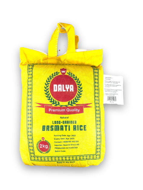 Dalya 2 kg pakistan 1121 basmati ris 1*10 – NawrasFoods